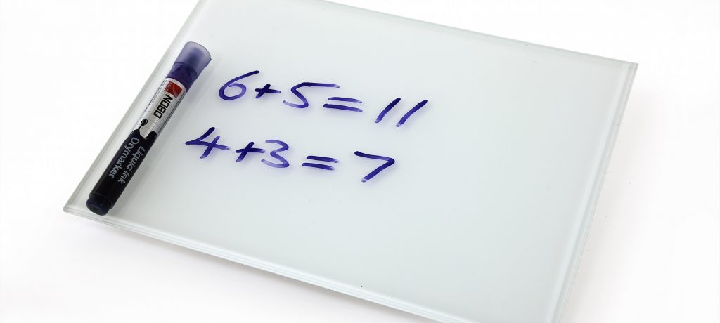 Desktop Glass Wipe Board for Personal Use | Simply Glass